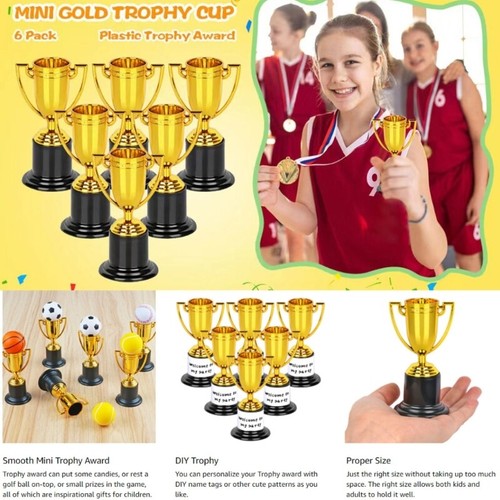 Pack of 6 Children Trophies Mini Trophies Toy Handle Trophies Party | eBay