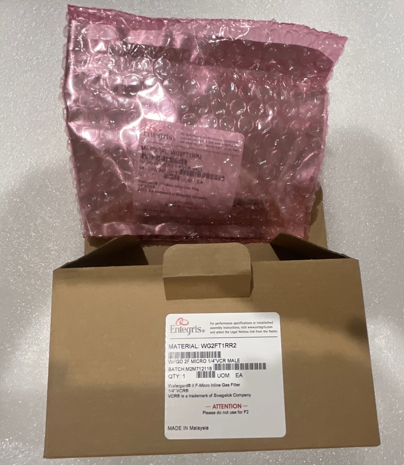 Entegris WG2FT1RR2, Gas Filter WFGD2F MIRCO 1/4" VCR, Male, new in ...