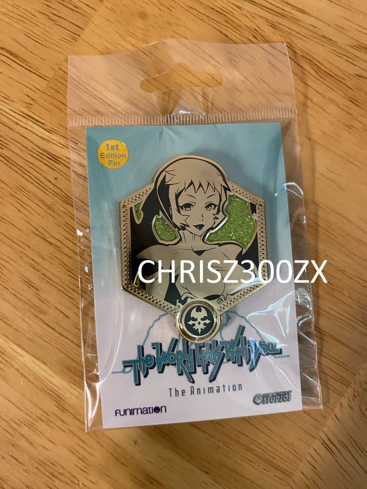 TWEWY The World Ends With You Uzuki Yashiro Golden 1st Edition Enamel ...