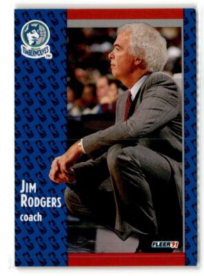 Jim Rodgers Minnesota Timberwolves 1991-92 Fleer #126 | eBay