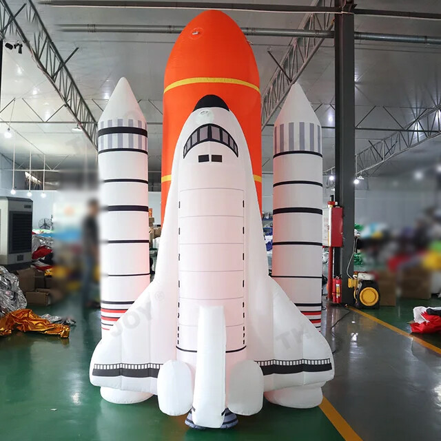 3-6m Giant Inflatable Space Shuttle Spaceship Rocket Ship Model for ...