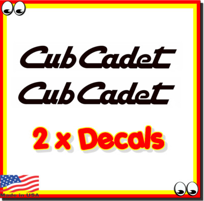 Cub Cadet Decal Sticker Logo X2 Lawnmower | eBay