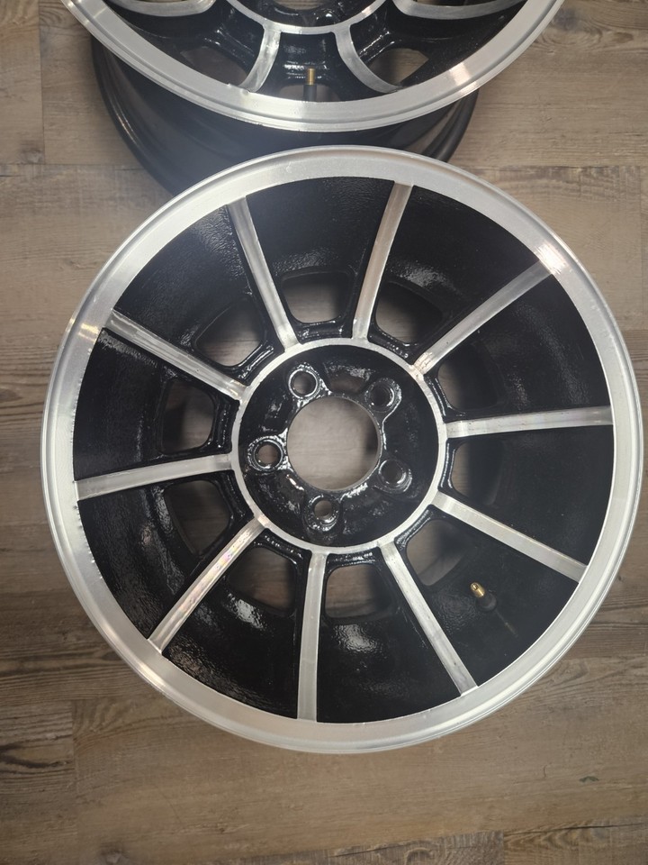 Turbine Vector Wheels 15x8.5 Chevy Set Of Two C3 Corvette GM | eBay