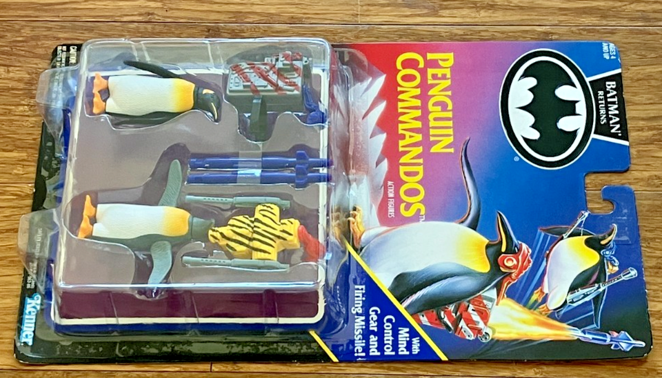 Vintage 1991 Batman Returns Penguin Commandos Action Figures Kenner New ...