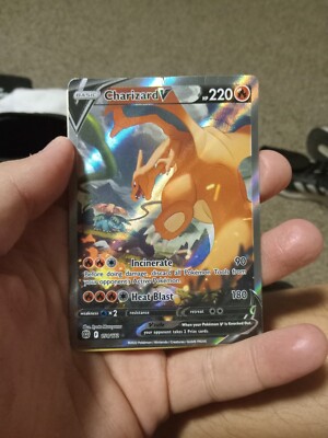 Charizard V (Alternate Full Art) 154/172 Swsh09: Brilliant Stars Holo ...