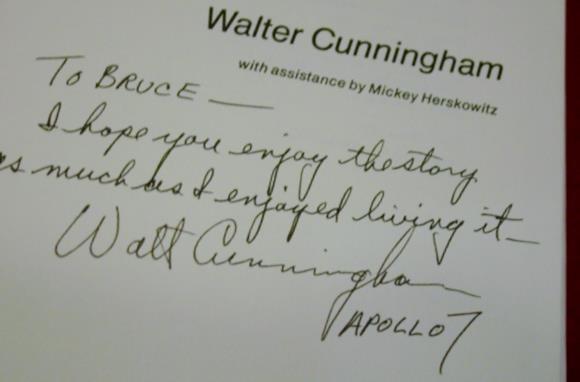 SIGNED NASA Astronaut : WALT CUNNINGHAM - THE ALL-AMERICAN BOYS Book ...