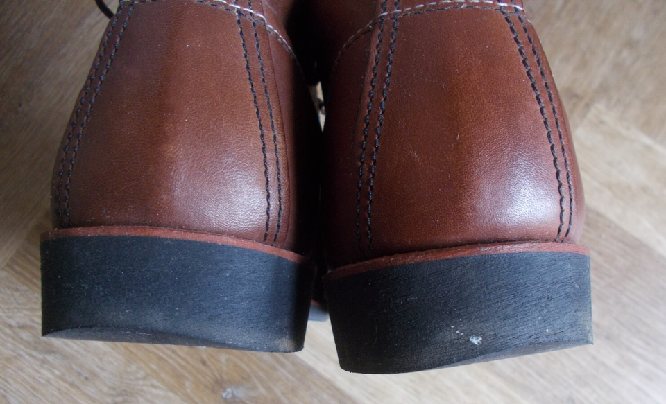 Red Wing 2954 Copper Moc Toe Amber Portage Leather Boots UK 8 US 9 EU ...