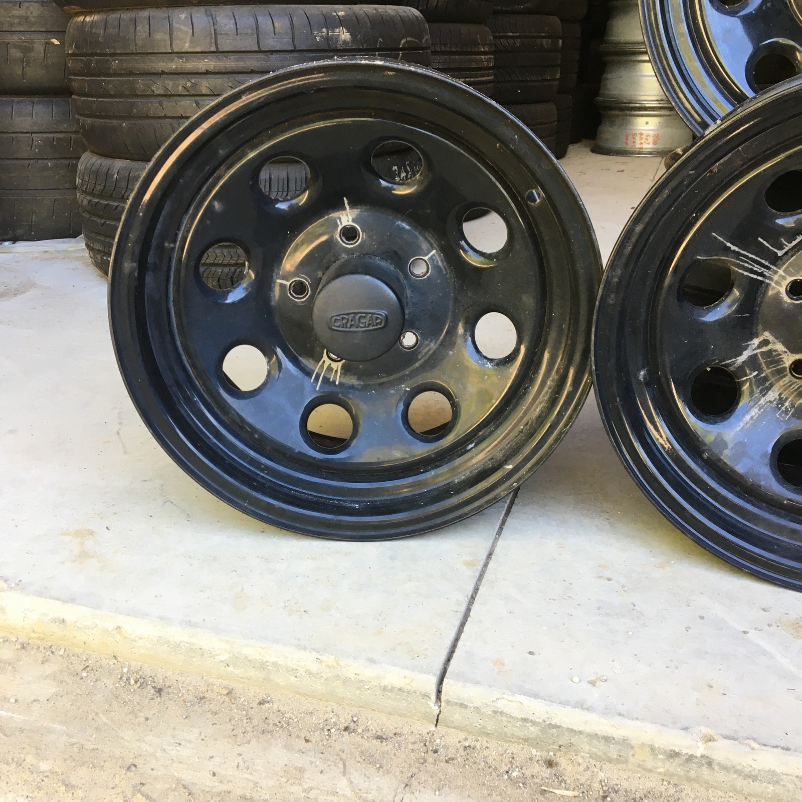 Cragar 15x7 5x120 Black Rim Set of Four | eBay