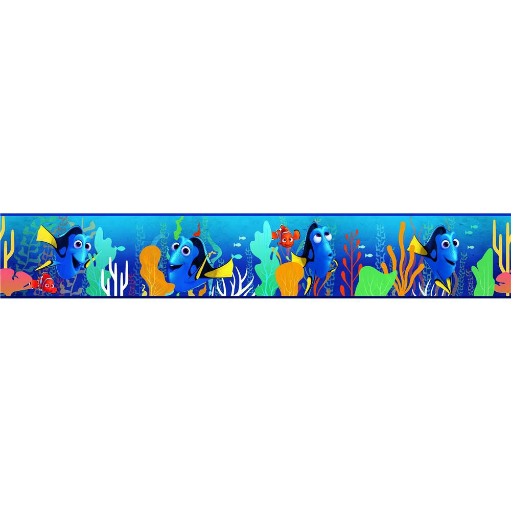 Disney Dory & Nemo in the Blue Sea on Sure Strip Wallpaper Border ...