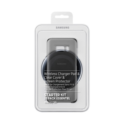 Samsung EP-WG95G Galaxy S8+ Starter Kit Wireless Charger Pad + Clear ...