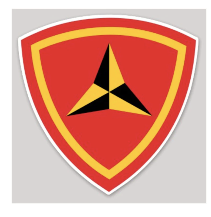 4" MARINE CORPS 3RD DIVISION VINYL STICKER DECAL | eBay
