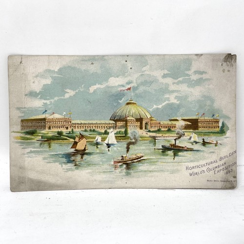 Horticultural Building World Columbian Exposition 1893 Postcard ...