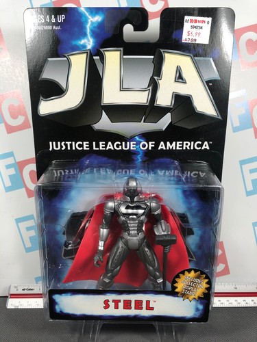 1999 Hasbro DC JLA Justice League of America Series 1 STEEL Figure ...