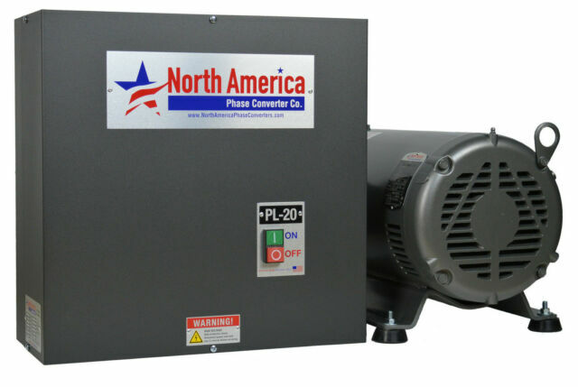 Pl-20 Pro-line 20hp Rotary Phase Converter - Built-in Starter Made in ...