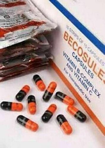 Multivitamin Capsules Becosules Capsule (200) Vitamin B-Complex ...