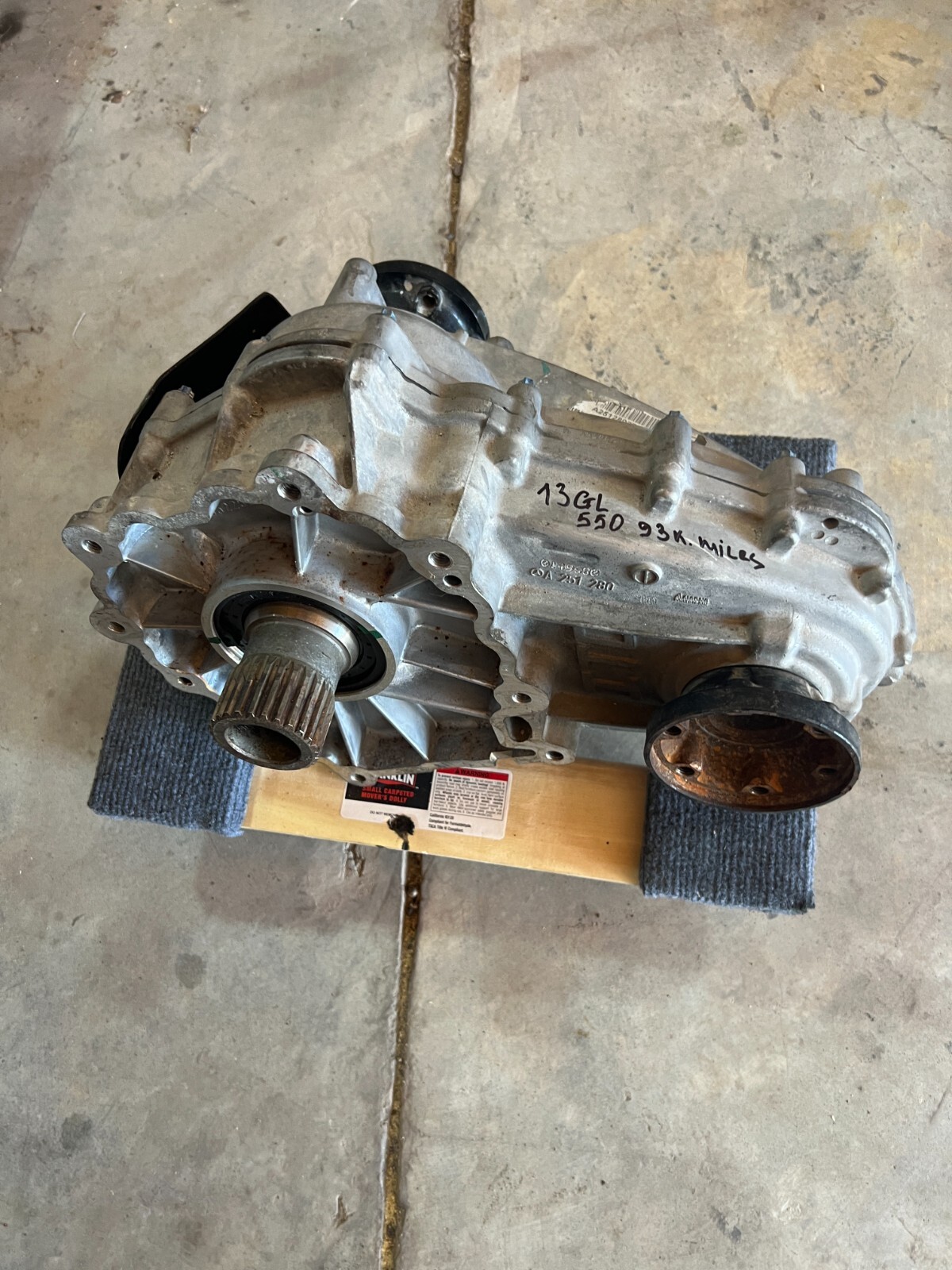 12-16 MERCEDES-BENZ X166 W166 ML350 GL550 AWD TRANSFER CASE 93k MILES ...