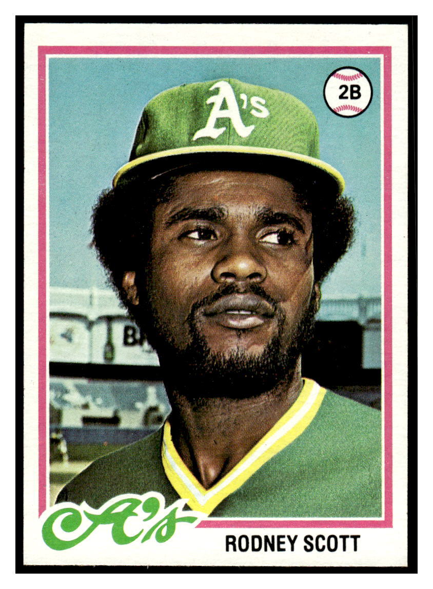 1978 Topps 191 Rodney Scott Oakland Athletics Rookie | eBay