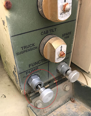 MILITARY LMTV TRUCK CAB TILT SPARE TIRE HYDRAULIC CONTROL VALVE M1078 ...