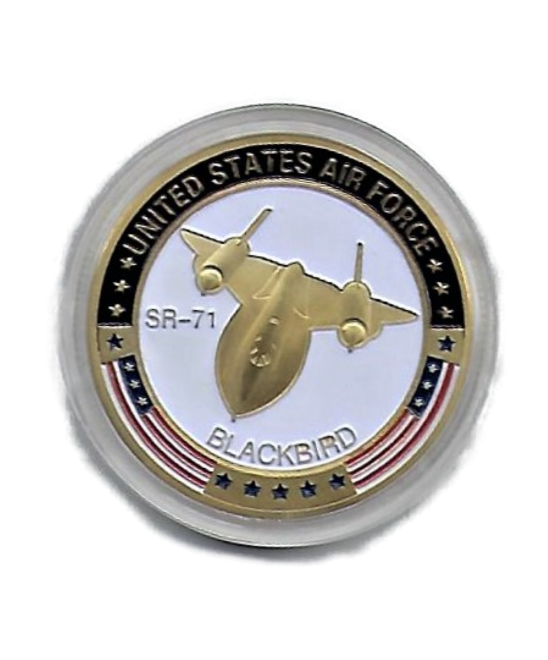 USAF Air Force SR-71 Blackbird Lockheed Martin Challenge Coin #2 (Skunk ...