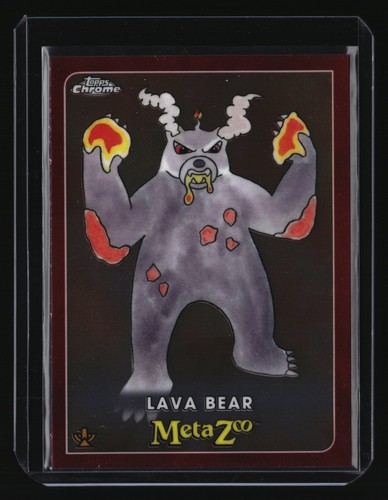 MetaZoo LAVA BEAR #36 (2022 Topps Chrome Base) NM/Near Mint | eBay