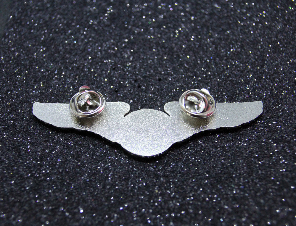 Airbus Logo WINGS SILVER Large Wing Pin for Pilot Crew as uniform ...