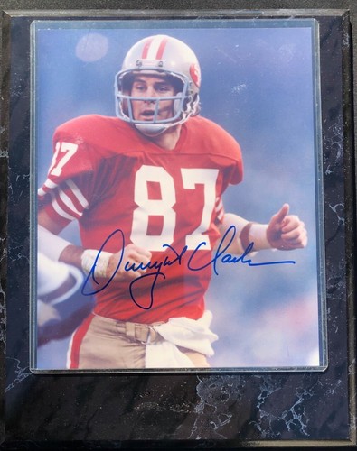 Dwight Clark 8 x 10 sign Mounted Photo | eBay