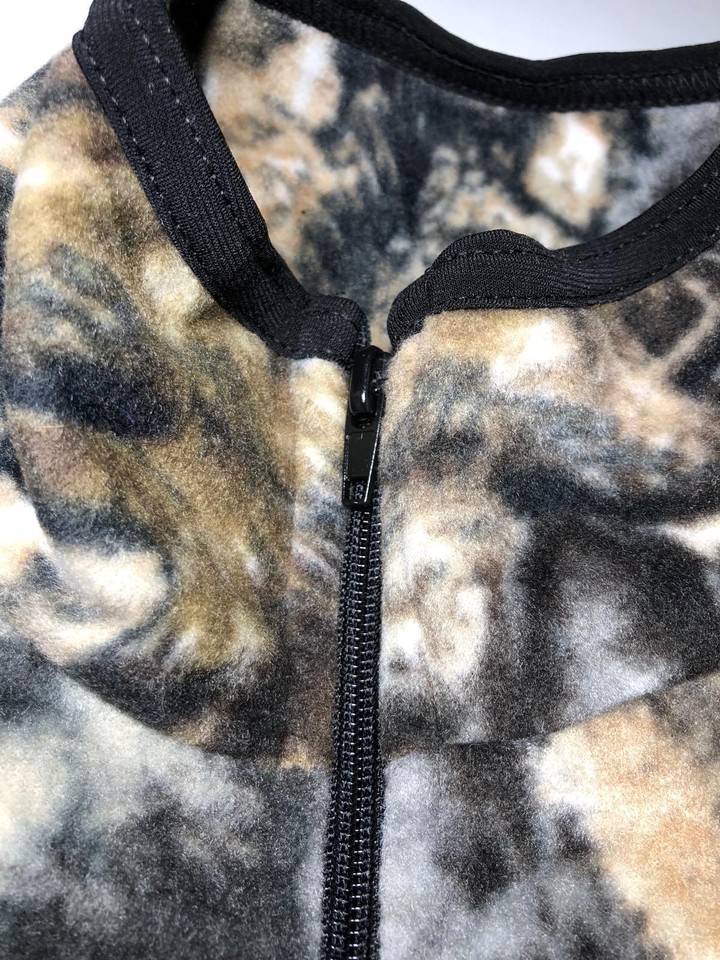 ZooFleece Wolf Camo Wolves Face Camouflage Jacket Winter Coat Sweater S ...