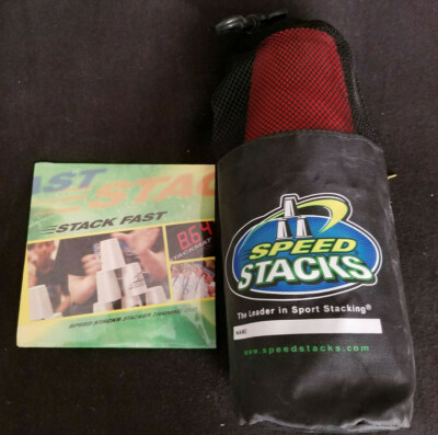 Speed Stacks: Red in Black Bag - Includes Bonus Stack Fast Speed ...