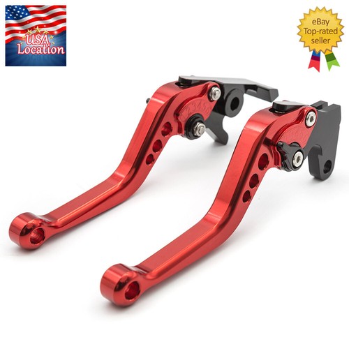 Red For Benelli TNT125 TNT135 2016-2025 FXCNC Brake Clutch Levers Short ...
