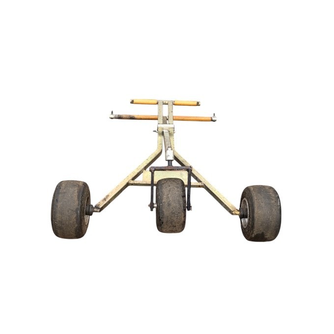Folding Kart Trolley with Kart Wheels, Go Kart 3 Wheel Scissor Trolley ...