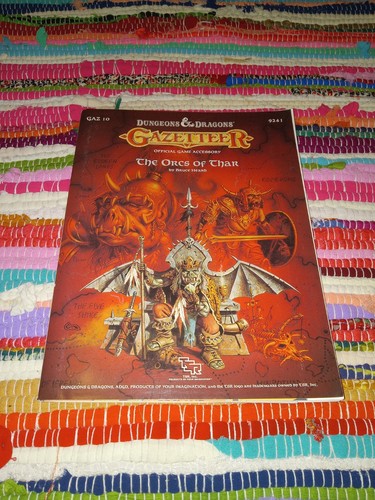 Dungeons & Dragons Gazetteer The Orcs of Thar Original, Complete ...