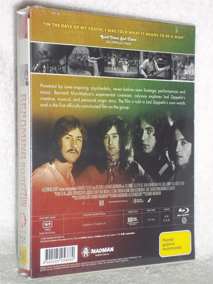 BECOMING LED ZEPPELIN (2025) Blu-Ray BRAND NEW (USA Compatible) | eBay