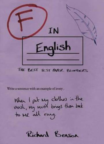 F in English (F in Exams) - Paperback By Benson, Richard - VERY GOOD ...