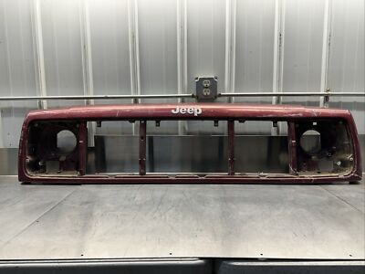 1997-2001 Jeep Cherokee XJ Front Grille Header Panel Bare | Genuine OEM ...