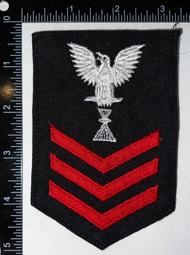 USN US Navy WAVES Female Photographer’s Mate 1st Class Rate BLUE TWILL ...