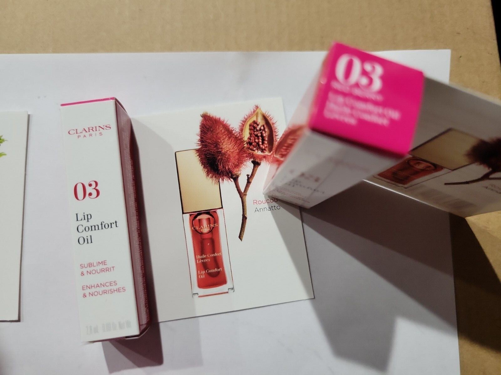2-PACK Clarins Lip Comfort Oil -0.09oz MINI (NIB) -CHOOSE | eBay
