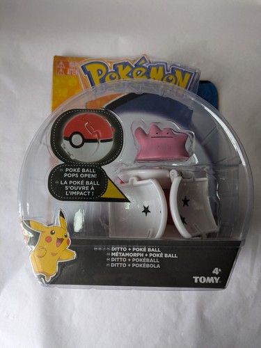 Tomy Pokemon DITTO + POKEBALL Throw and pop action figure gift set | eBay