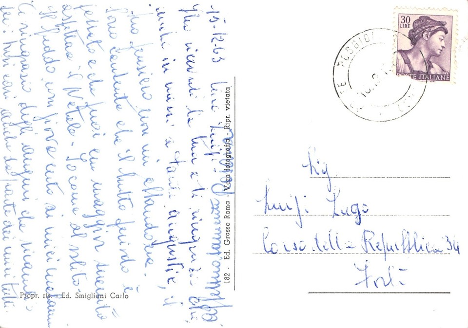 4855) POGGIOFIORITO (CHIETI) CORSO PRINCIPALE. ANIMATA BICICLETTA. VG ...