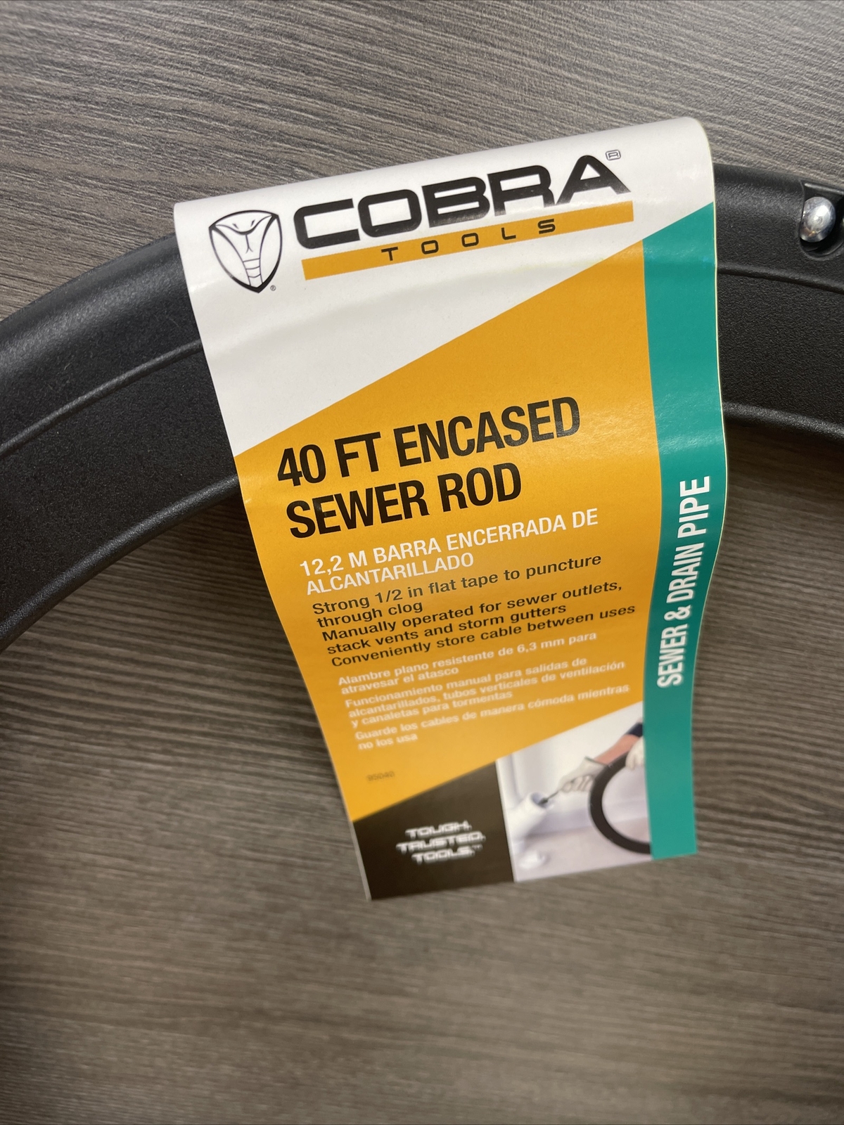 Cobra Flat Steel Sewer Rod 95040 for sale online | eBay