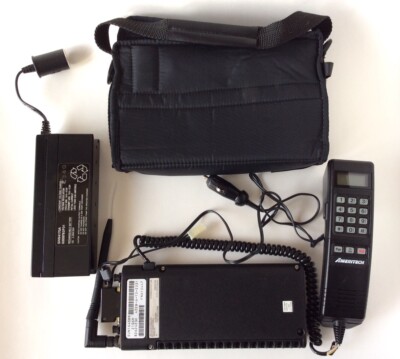 Vintage Ameritech By Motorola Cell Phone Cellular Car Phone With Bag ...
