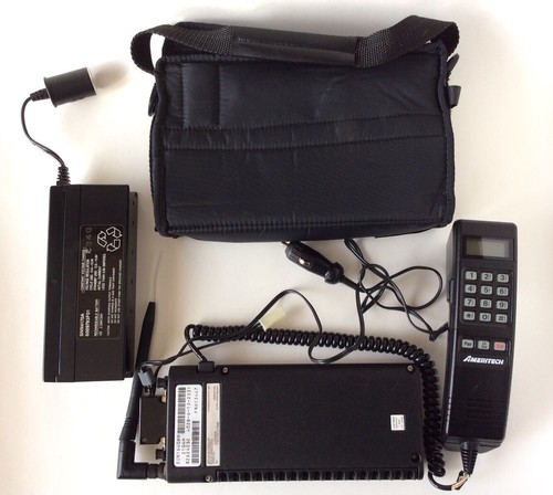 Vintage Ameritech By Motorola Cell Phone Cellular Car Phone With Bag ...