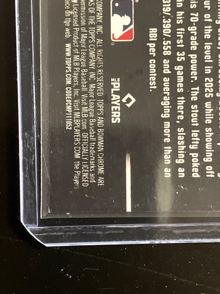 2025 bowman chrome baseball meteoric rise Jac Caglianone orange 17/25 ...