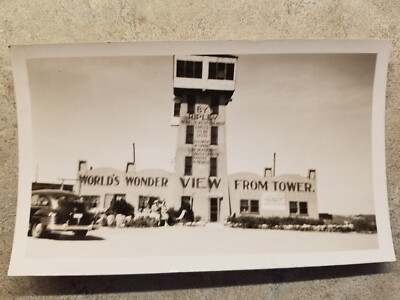 RIPLEY WORLD'S WONDER VIEW FROM TOWER 1930s Real Photo Genoa Colorado ...