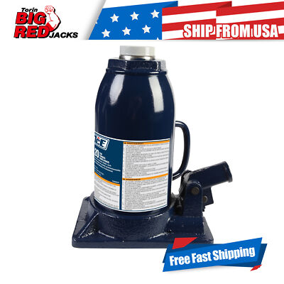 TCE Torin 20 Ton Capacity Hydraulic Welded Bottle Jack, Blue | eBay