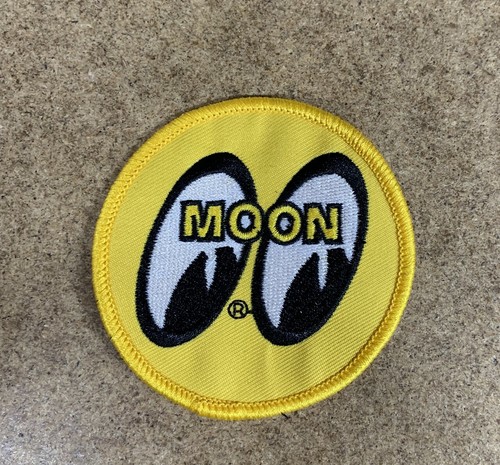 Mooneyes Moon Yellow Patch Badge Emblem Iron-On Embroidered Patch | eBay