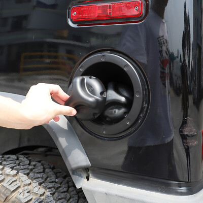 ABS Matte Black Door Fuel Gas Tank Cap Locking Cover For Hummer H2 2003 ...