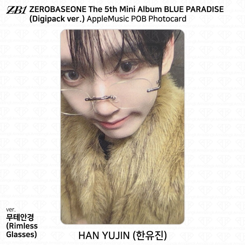 ZEROBASEONE ZB1 5th Mini Album Blue Paradise Applemusic POB Photocard ...
