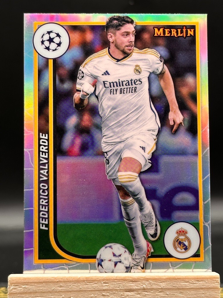 2024 Merlin Soccer - Federico Valverde - Silver Refractor - No. 107 | eBay