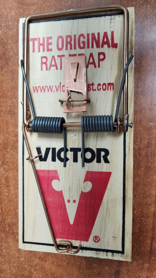 Victor Rat Trap M200 Metal Pedal ( 12 pack ) Rat Control Traps Pro Rat ...