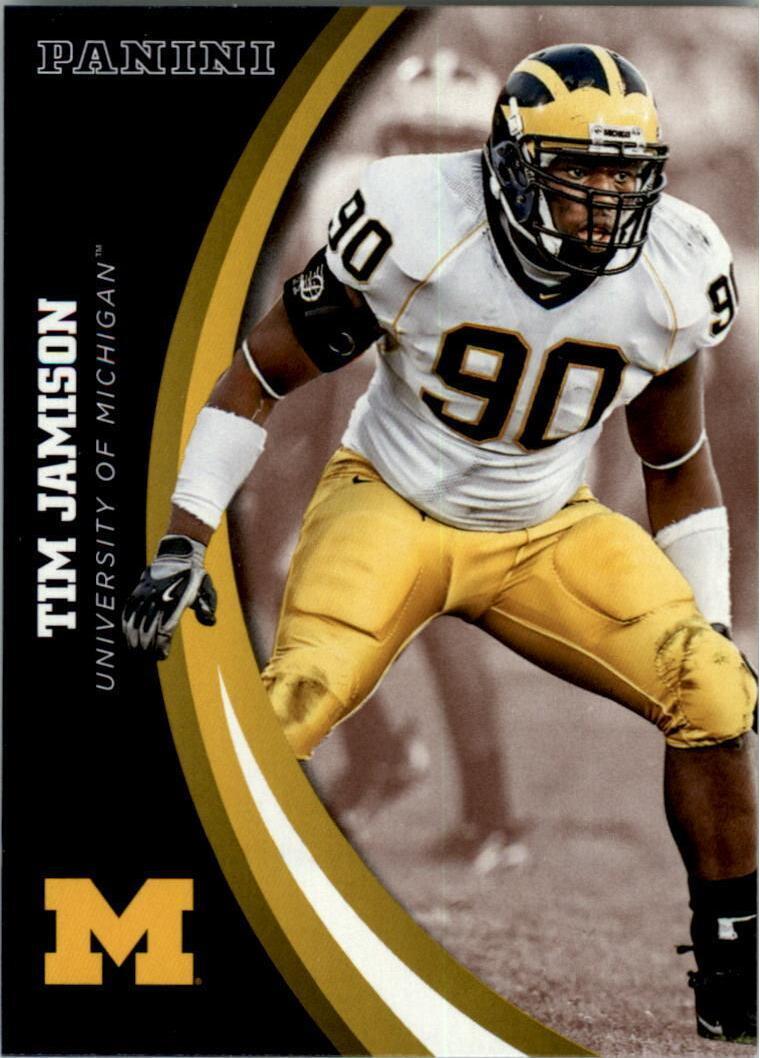 2015 Panini Michigan Wolverines - Tim Jamison #37 (RC) for sale online ...